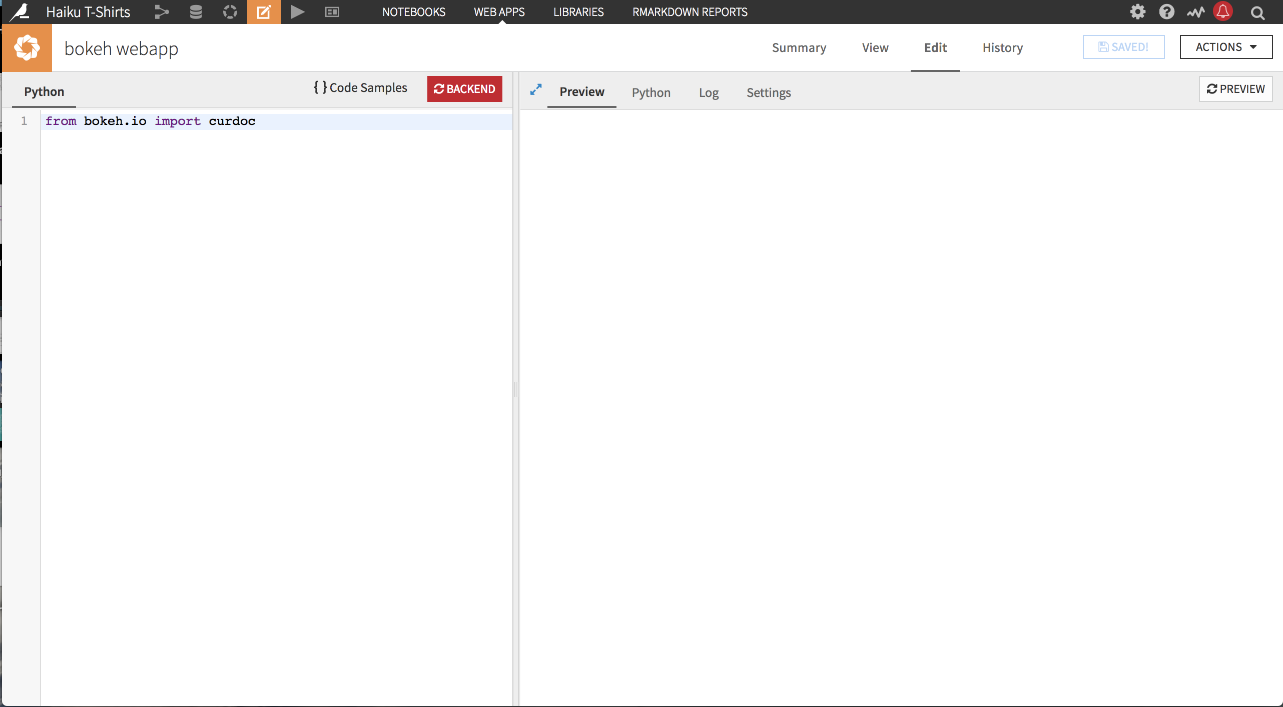 How To Create Python Bokeh Web Apps In Dataiku Dss Dataiku