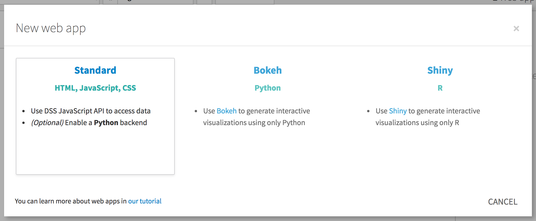 Tutorial Build Your First Web App With Dataiku Dss Dataiku
