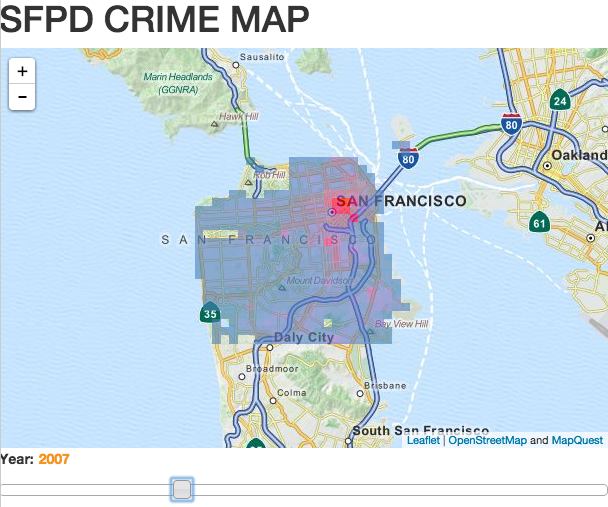 How to draw the San Francisco Crime Map using a Dataiku Web App | Dataiku