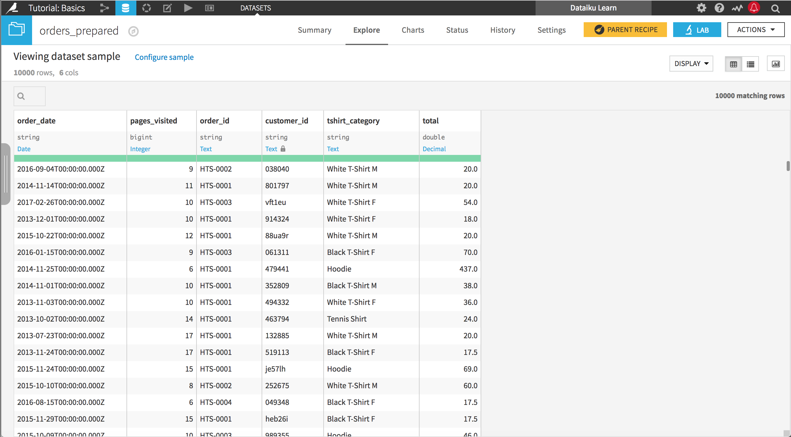 Tutorial Basics Dataiku Your Path To Enterprise Ai