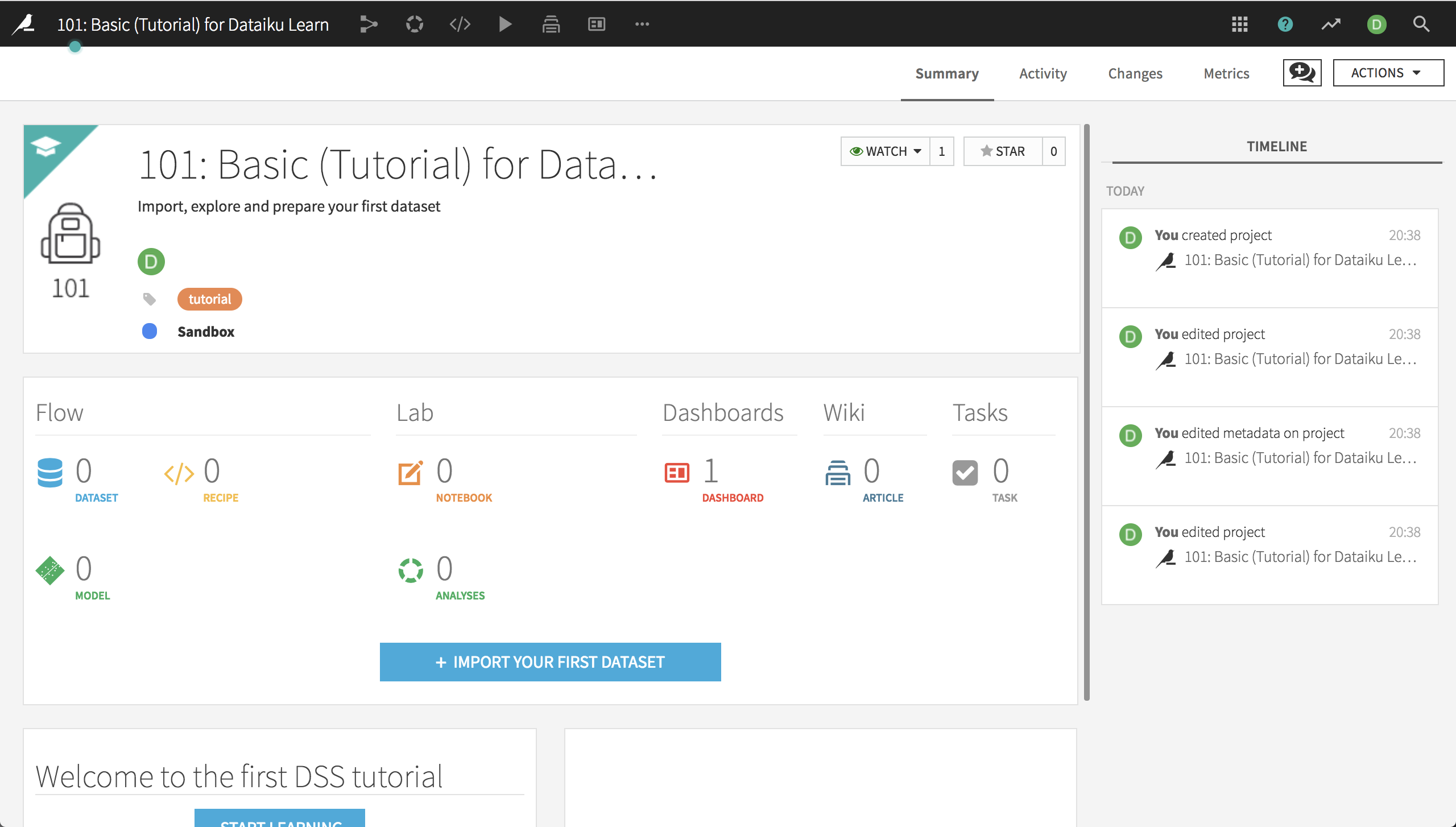Tutorial Basics Dataiku Your Path To Enterprise Ai