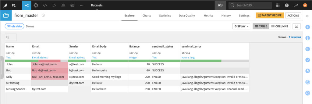 Plugin: Send Emails | Dataiku - Your Path to Enterprise AI