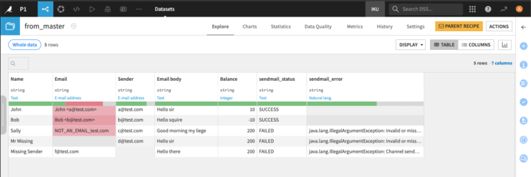 Plugin: Send Emails | Dataiku - Your Path to Enterprise AI