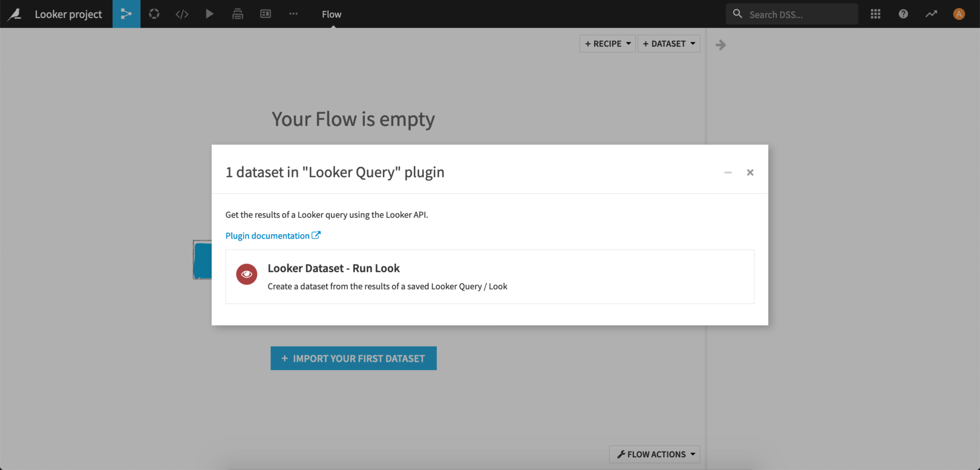 Plugin: Looker query | Dataiku