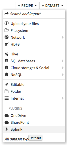 Plugin: Splunk | Dataiku