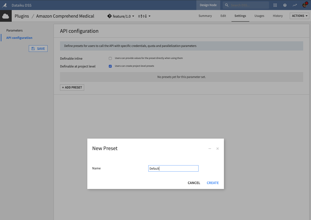 Plugin: Amazon Comprehend Medical | Dataiku