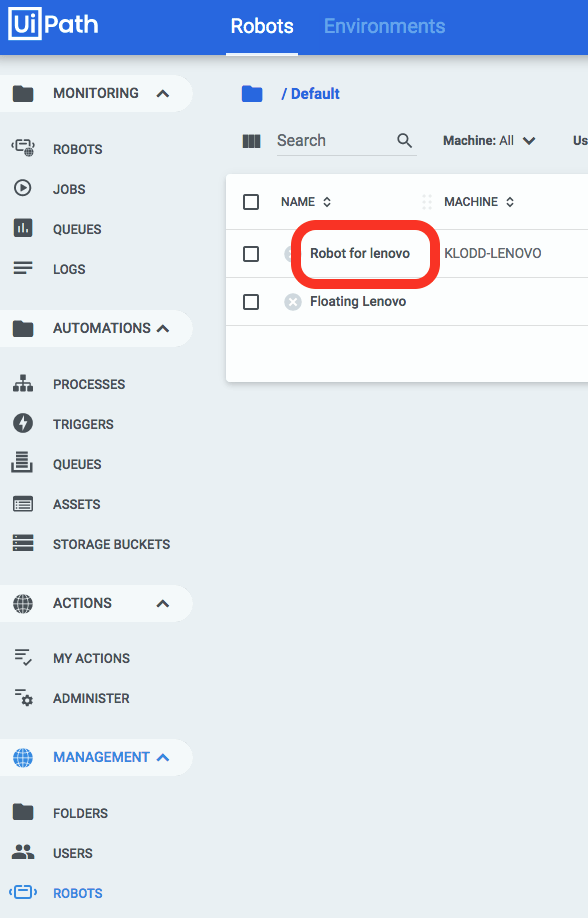 Plugin: UiPath Orchestrator | Dataiku