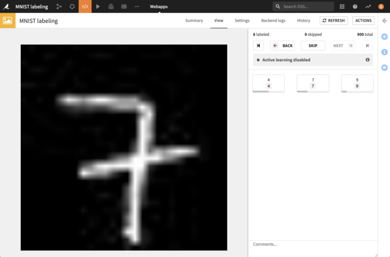 Plugin: ML Assisted Labeling | Dataiku