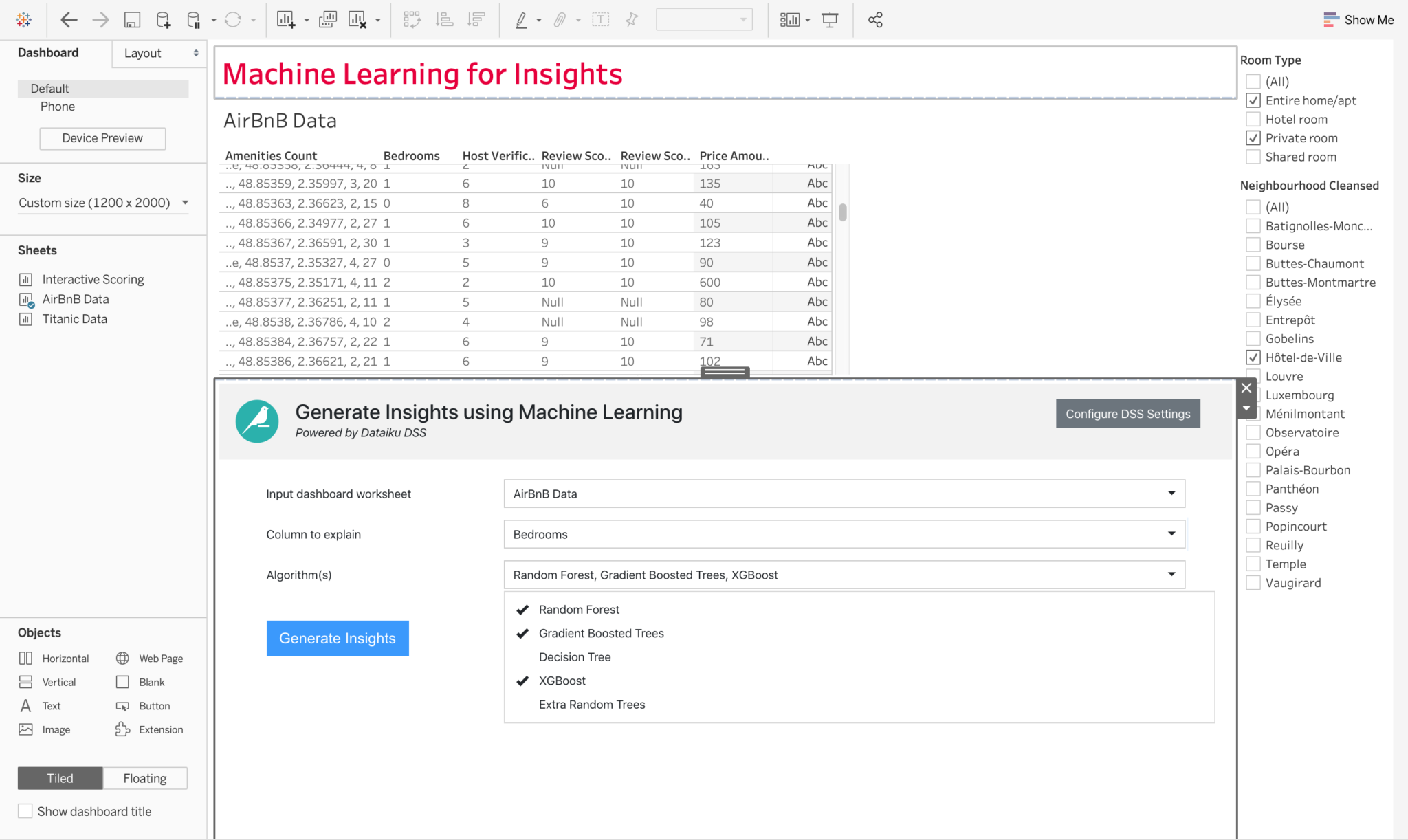 Plugin: Tableau Extension - Dataiku AutoML Insights | Dataiku Plugin: Tableau Extension - Dataiku AutoML Insights | Dataiku