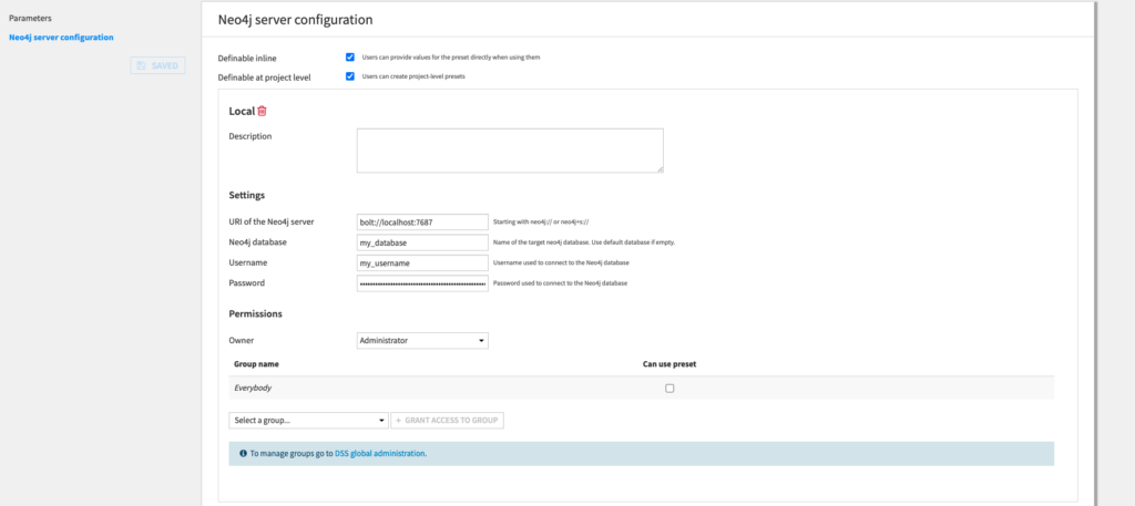 Plugin: Neo4j | Dataiku