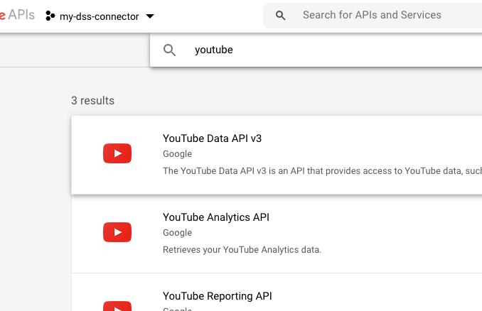 Plugin: Youtube | Dataiku