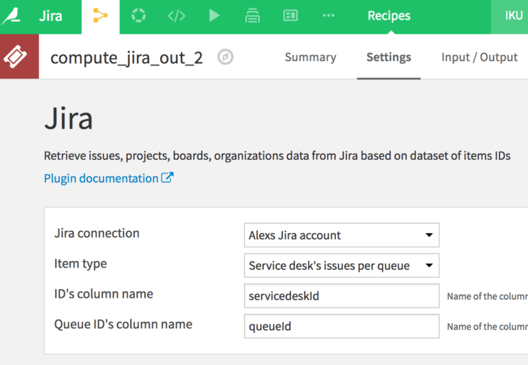 Plugin: Jira | Dataiku