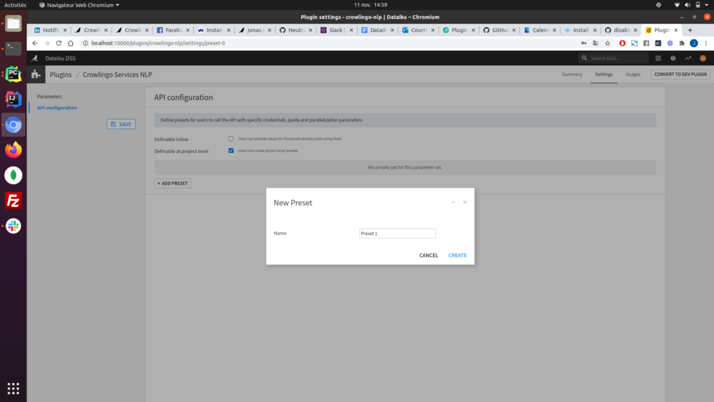 Plugin: Crowlingo Multilingual NLP | Dataiku