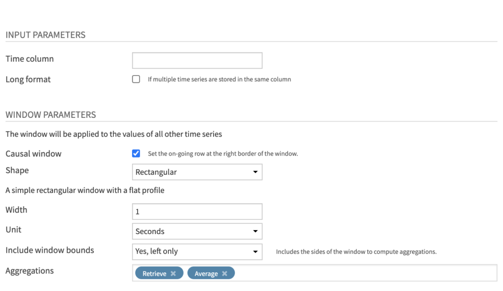 Plugin: Time series preparation | Dataiku