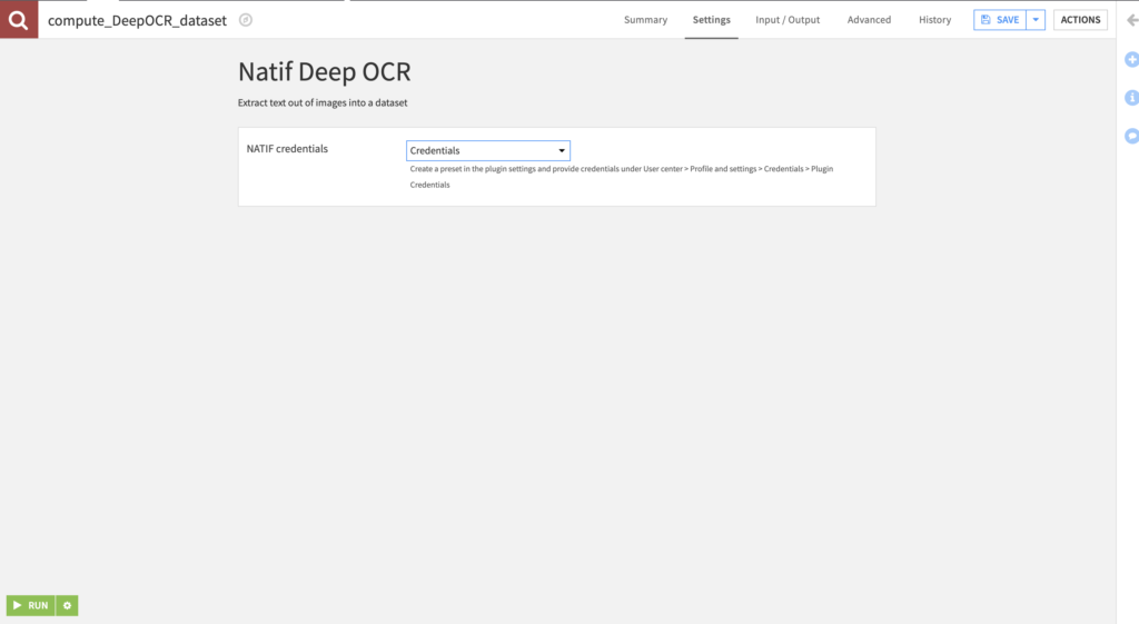 Plugin: Natif Intelligent Document Processing | Dataiku