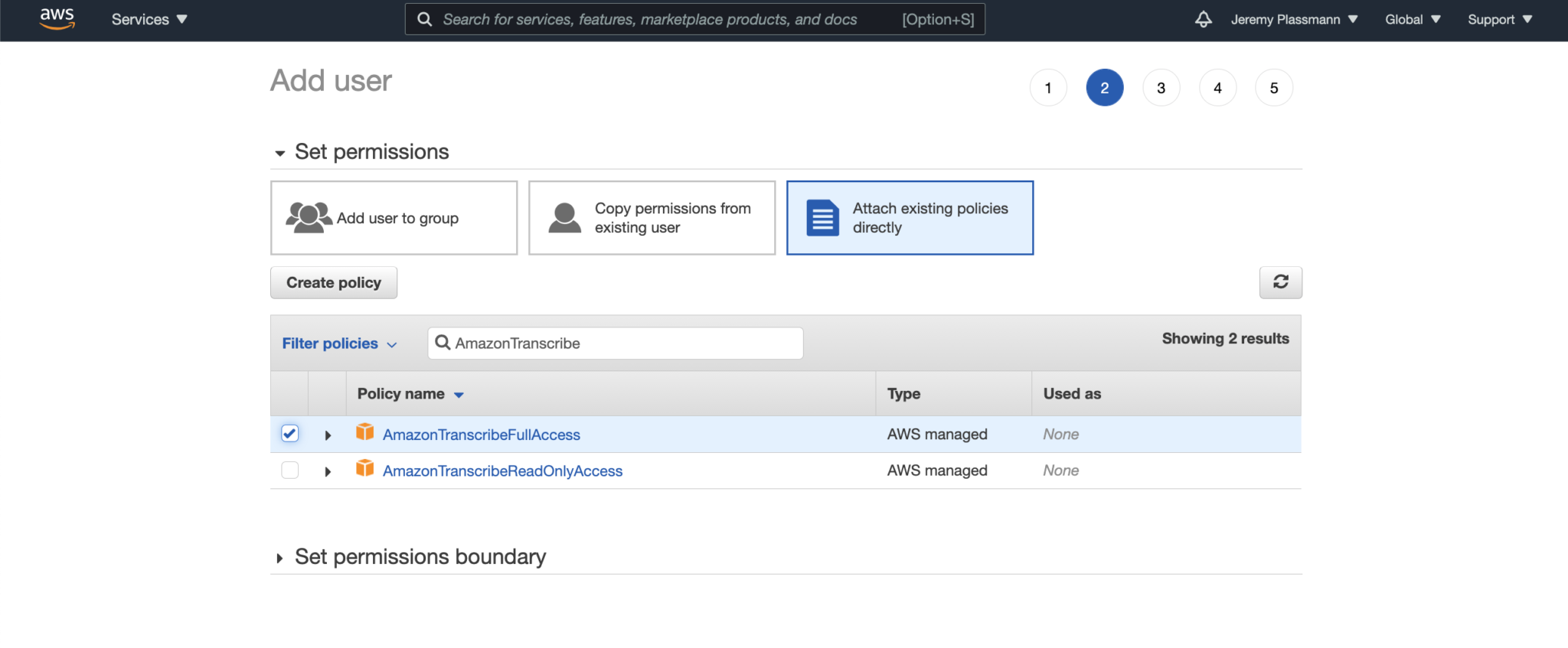 Plugin: Amazon Transcribe | Dataiku