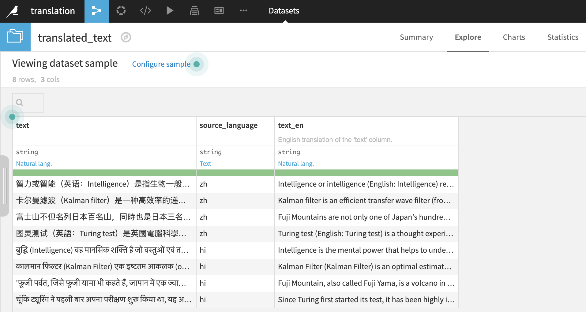 Plugin: Offline Translation | Dataiku