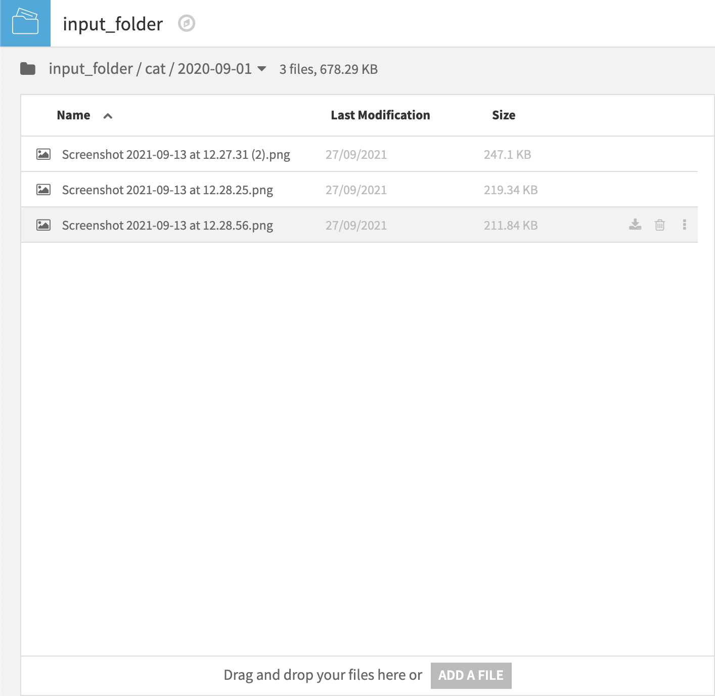 Plugin List Folder Contents Dataiku