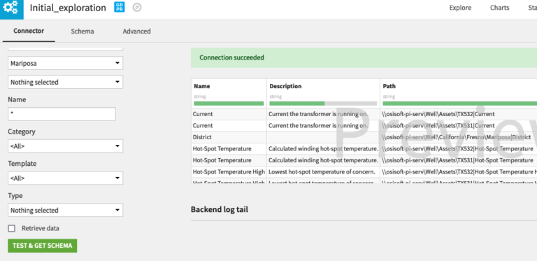Plugin: OSIsoft PI System | Dataiku