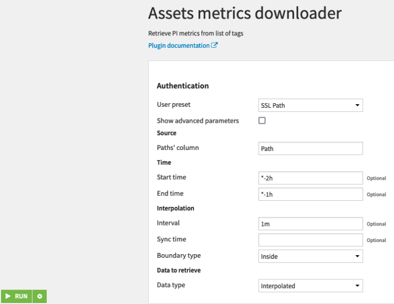 Plugin: OSIsoft PI System | Dataiku