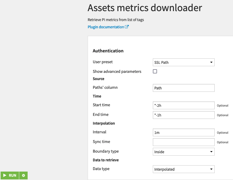 Plugin: OSIsoft PI System | Dataiku