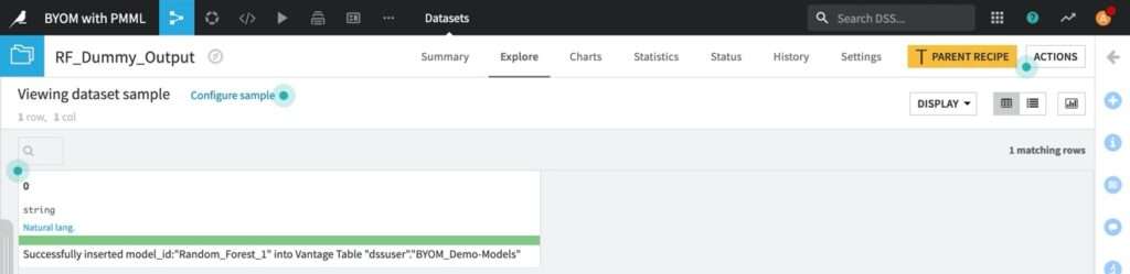 Plugin: Teradata | Dataiku