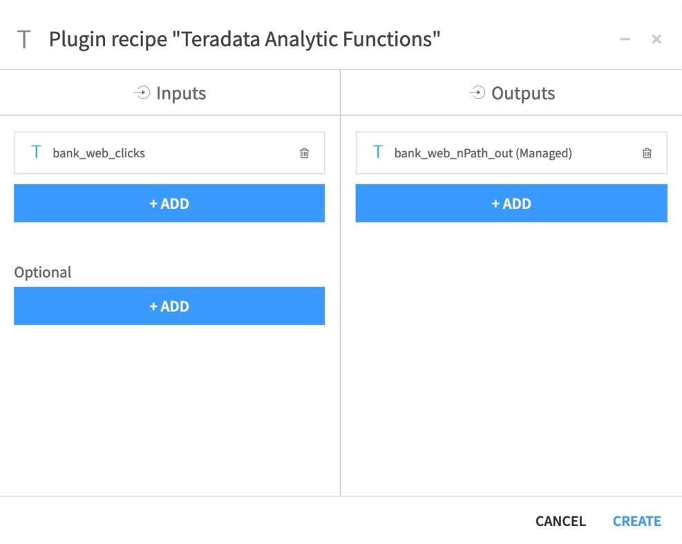 Plugin: Teradata | Dataiku