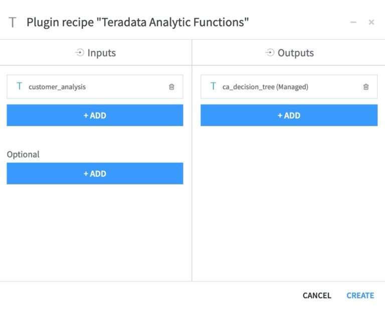 Plugin: Teradata | Dataiku