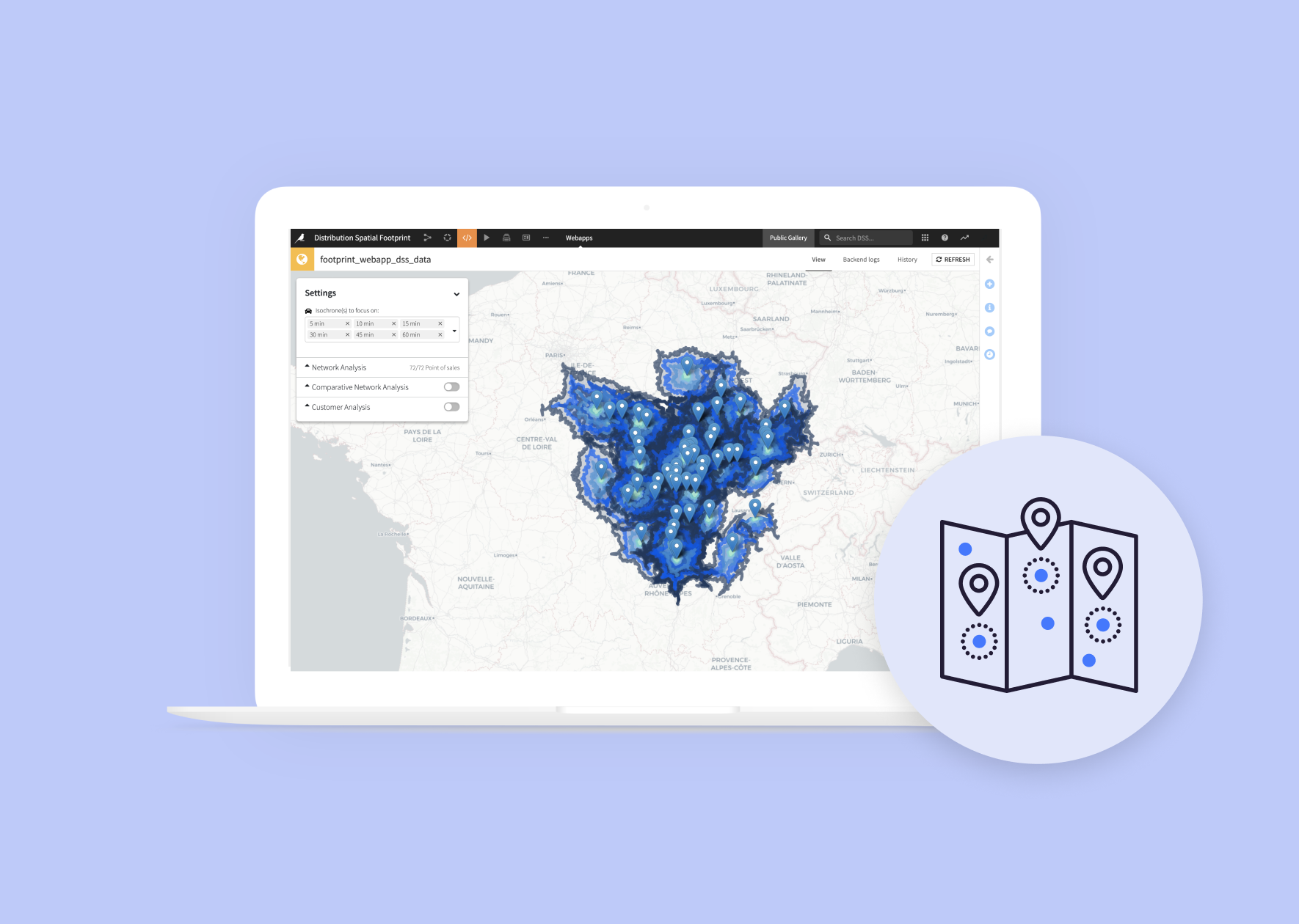Manage Distribution Networks With Spatial Analysis | Dataiku