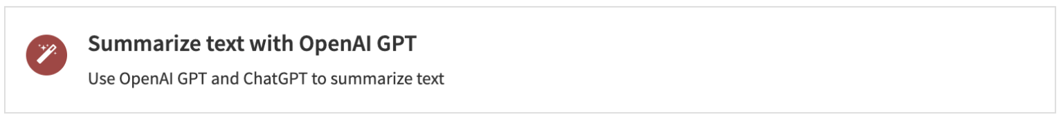 Plugin: OpenAI GPT (deprecated) | Dataiku