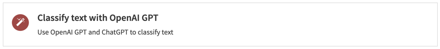 Plugin: OpenAI GPT (deprecated) | Dataiku