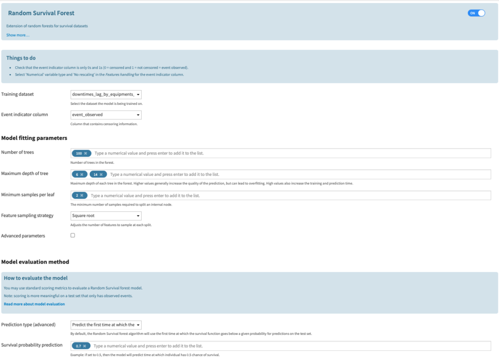 Plugin: Survival Analysis | Dataiku