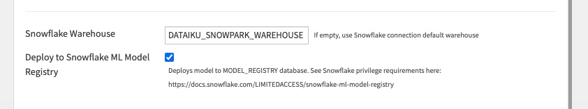 Plugin: Visual Snowpark ML | Dataiku