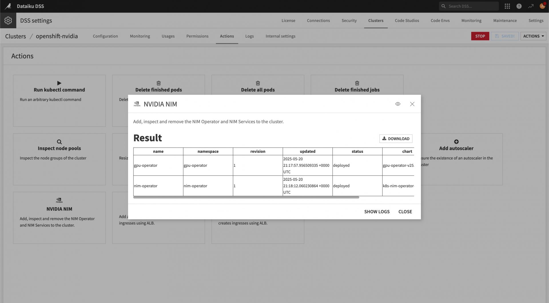 Plugin: NVIDIA NIM | Dataiku