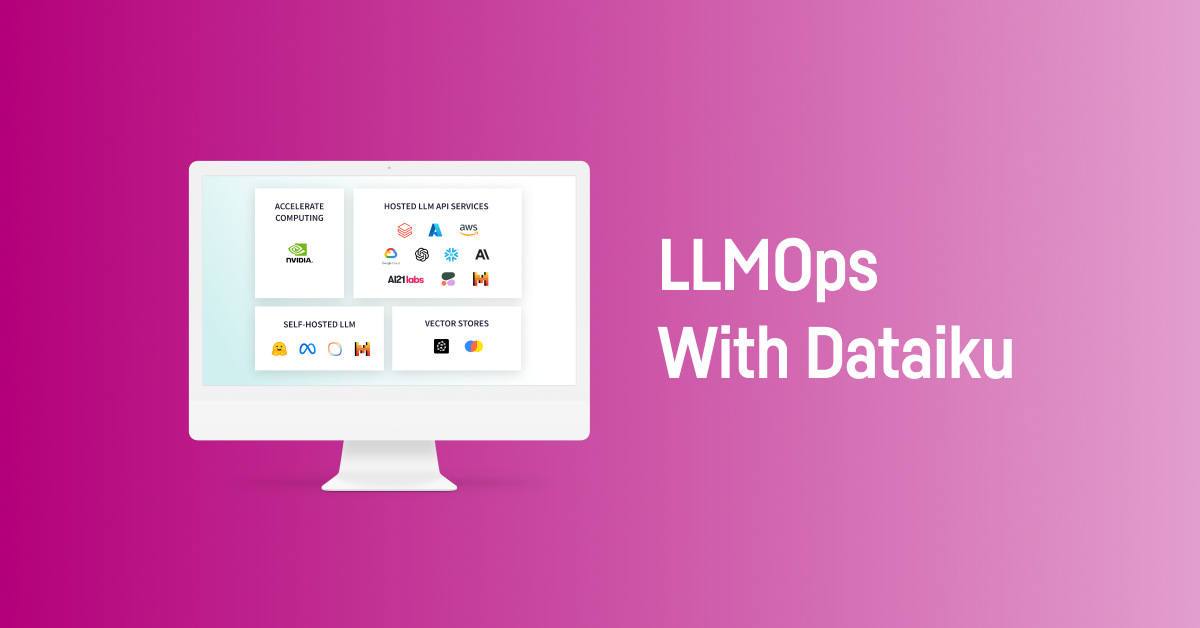 LLMOps With Dataiku | Dataiku