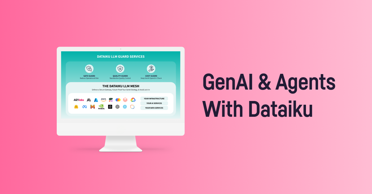 GenAI & Agents With Dataiku | Dataiku